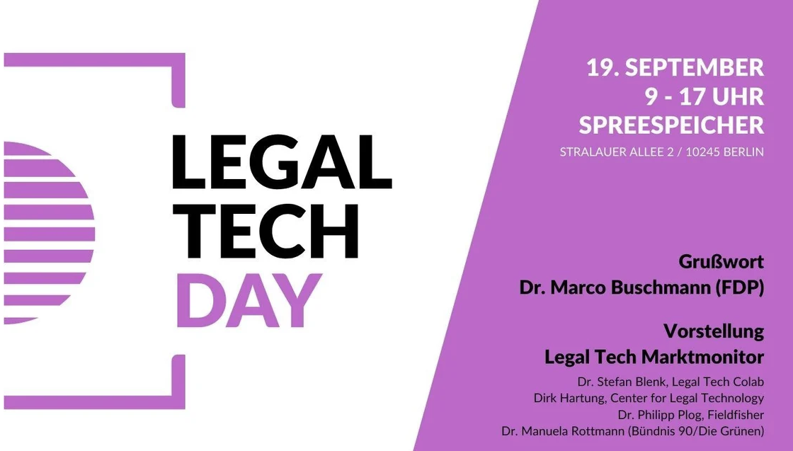 Ankündigung Legal Tech Day 2024 – Legal Tech Verband Deutschland